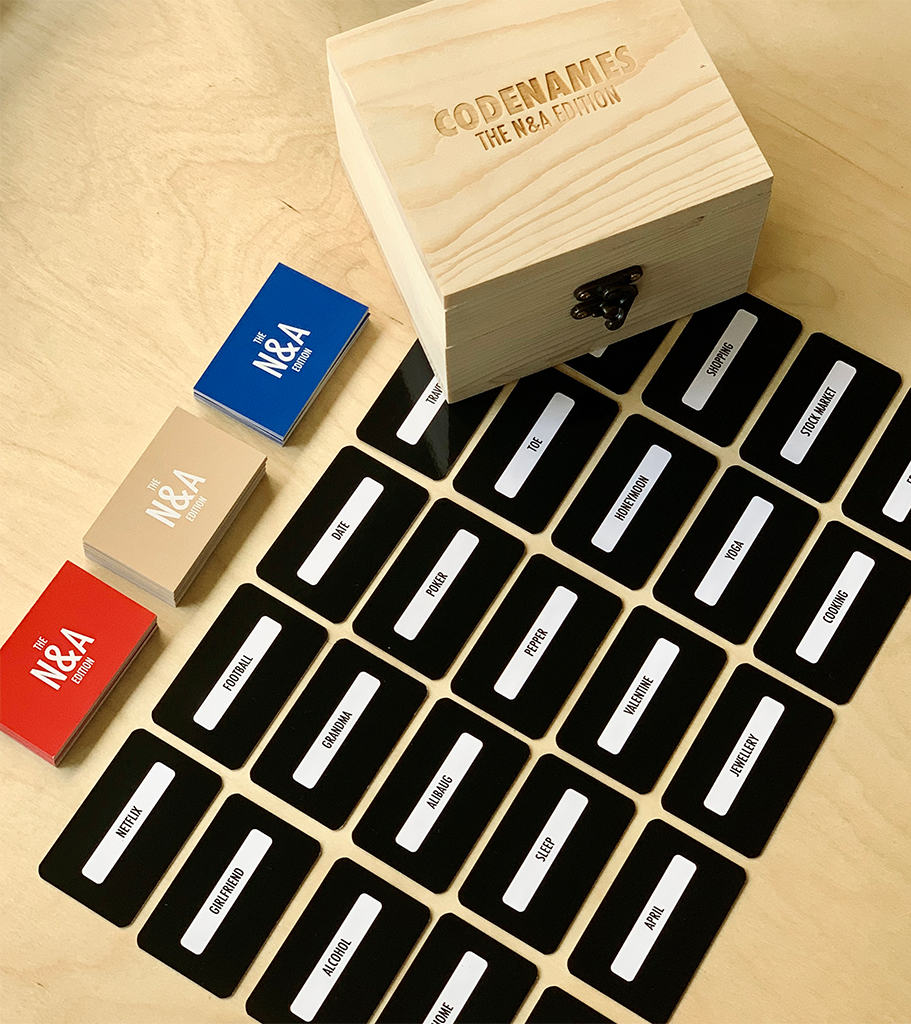 Personalised Codenames – Fun and Games